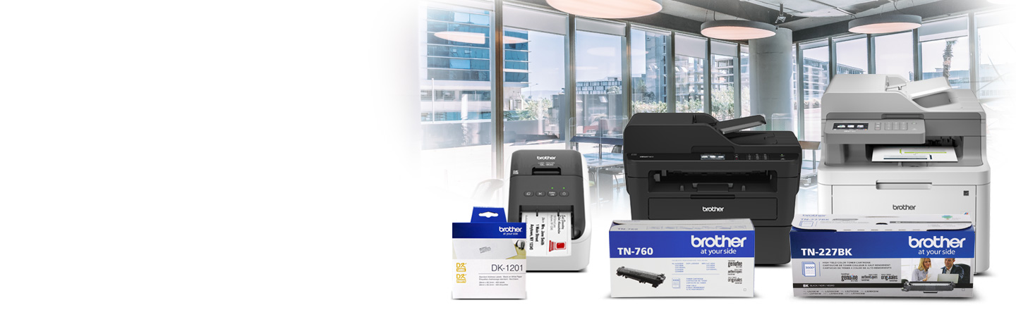 Imprimantes, étiqueteuses, scanners, fax et machines à coudre | Brother ...
