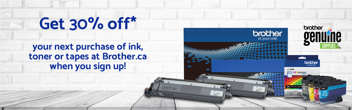 Thank you for choosing Brother Products