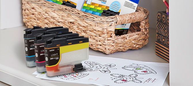 Brother Genuine LC4043PKS Standard-Yield Colour Ink Cartridge 3-Pack